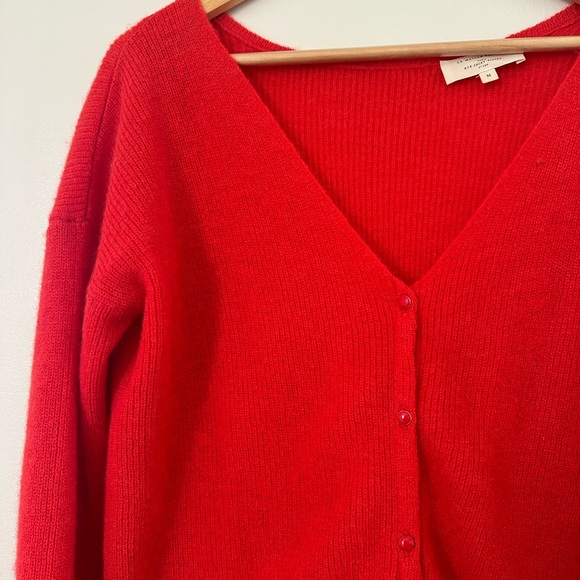Sezane | Sweaters | Sezane Barry Cardigan Red Size M | Poshmark